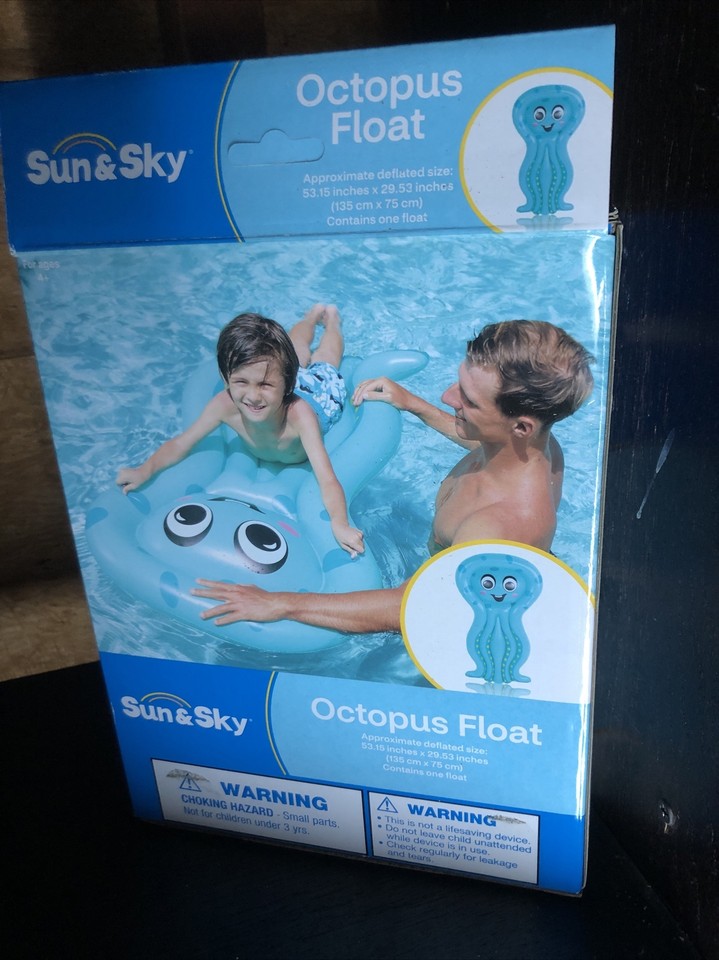 Pool Float Octopus Shape Water Toy by Sun & Sky NIB | eBay