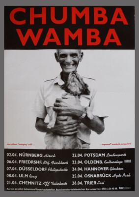 Chumbawamba Richtung Punk Swinging with... Tour Potsdam Plakat 84x59 cm ...