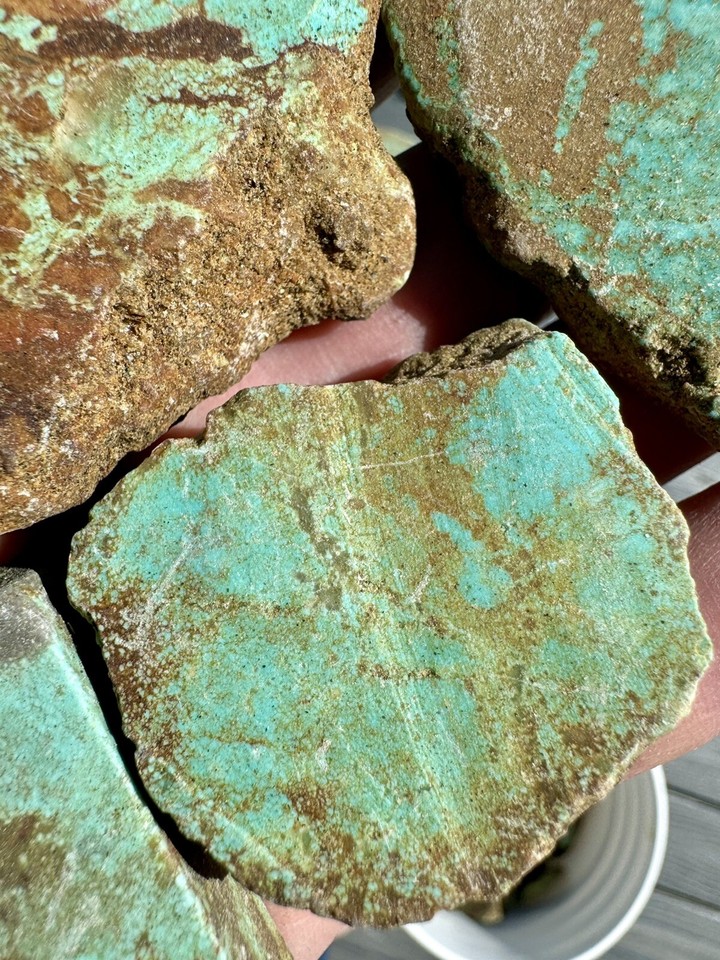 Turquoise Bucket! 50 lbs. of #8 mine! Double Stabilize Old American ...