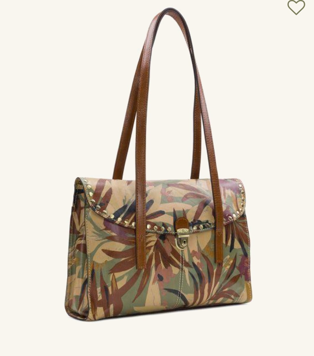 PATRICIA NASH GENUINE LEATHER PRETTY VERBANIA SATCHEL - Gem