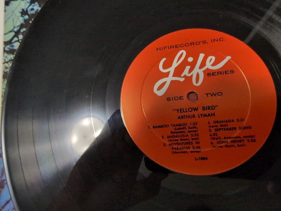 Arthur Lyman Yellow Bird, LP HiFiRecords Life Series L-1004 Mono | eBay ...