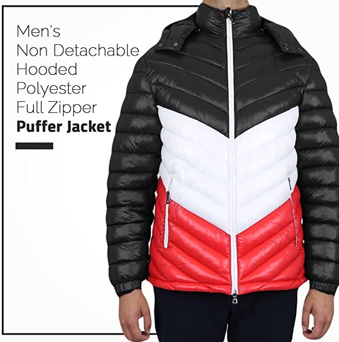 Men's Bubble Weatherproof Heavyweight Hooded Puffer Jacket ( Size S-2XL ...