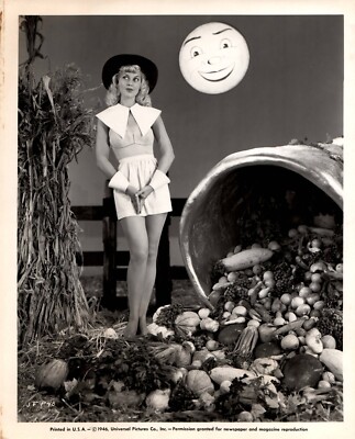 HOLLYWOOD JOAN FULTON SEXY CHEESECAKE 1946 STUNNING PORTRAIT ORIG PHOTO ...