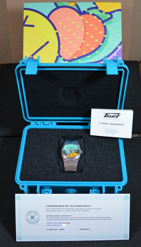 IFL Tissot PRX Moji Concept - WTF?? Custom/Hand Painted Dial - Ltd Ed ...