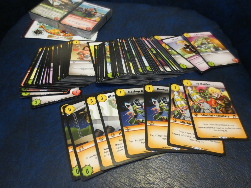 2018 Munchkin TCG CCG Collectible Card Game 2 sealed packs with a bunch ...