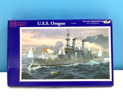 Glencoe Models U.S.S. Oregon 1/225 Scale Battleship Model | eBay