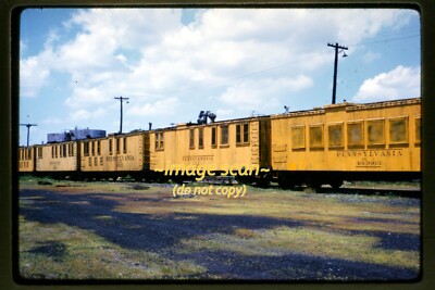 Pennsylvania PRR Cars in 1959, Original Slide p26b | eBay