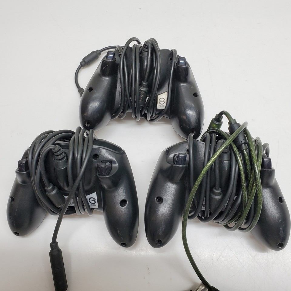 Lot of 3 1st Gen Xbox Controllers Untested | eBay