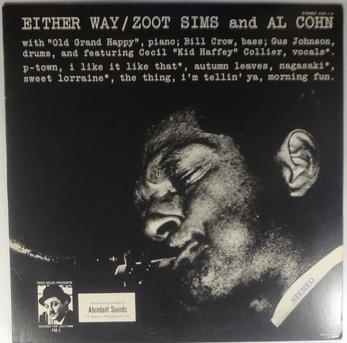 ZOOT SIMS AND AL COHN-EITHER WAY-FRED MILES-OVERSEAS KUX-1 | eBay
