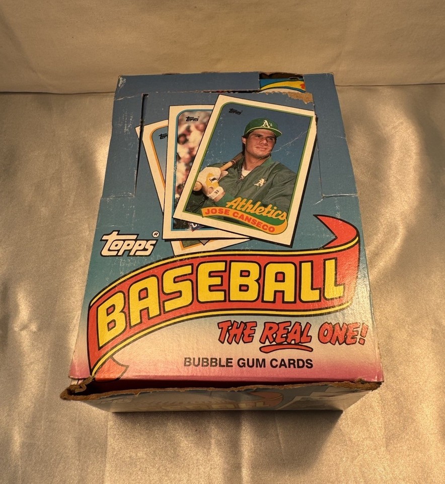 1989 Topps Baseball Box 36 Factory Sealed Packs | eBay