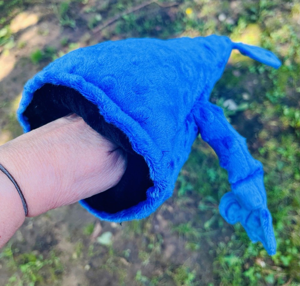 Sea Eater Creature Blue Handmade Plush Toy Monste Beast the ocean 12 ...