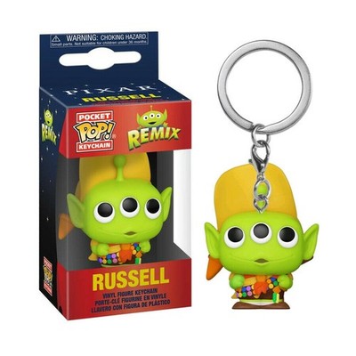 Toy Story Key Ring Pocket Pop! Vinyl Remix Alien As Russell Keychain ...