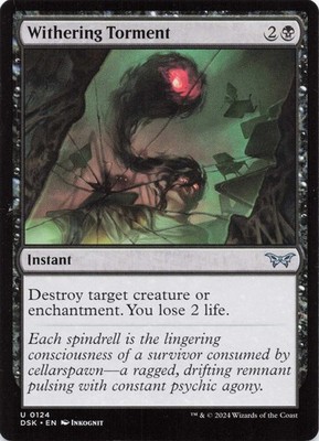 MTG - Withering Torment - Duskmourn: House of Horror | eBay