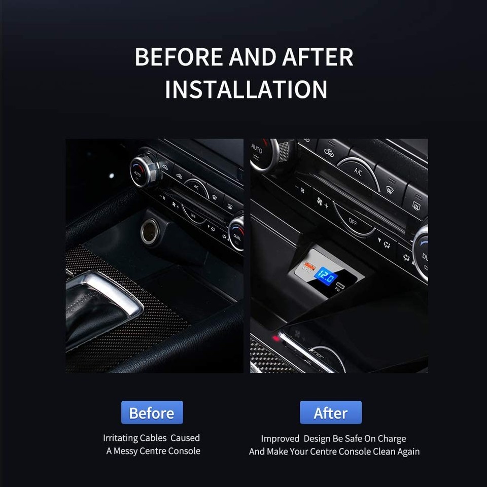 ZChan Car Wireless Charger Mount fit for Mazda Fit CX-5 2017-2023 | eBay