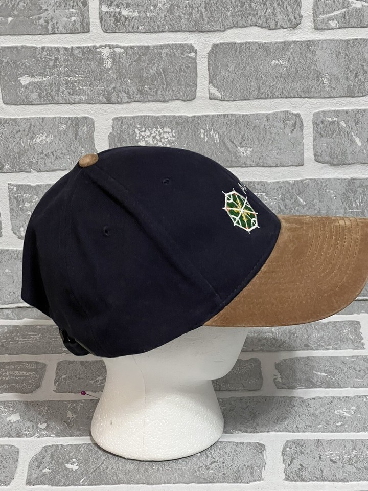 Toppers Aquila Suede Brimmed Navy Blue Hat Buckle Sizer Cap Very Clean ...