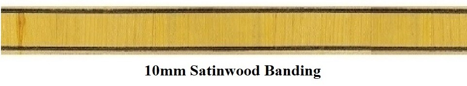 10mm wide wood Inlay Banding, Finishing Inlay Strip, Wood Veneer ...