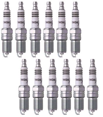 Set of 12 NGK Iridium IX Resistor 1996-2012 Spark Plugs TR6IX #3689 | eBay