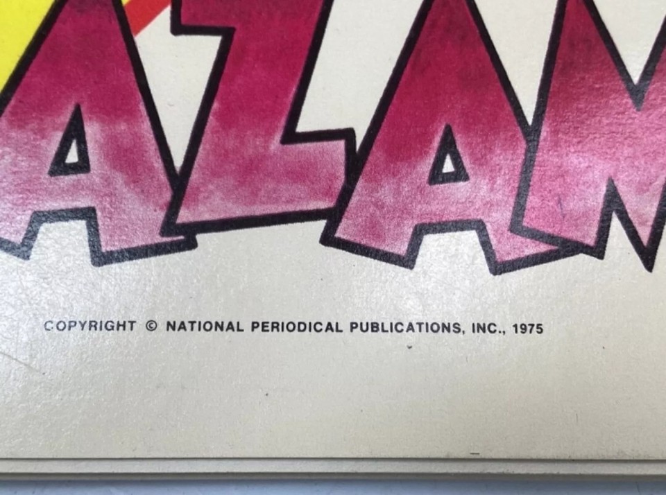 1975 Vintage DC SUPER HERO Shazam rare NEW NOTEBOOK Justice League ...