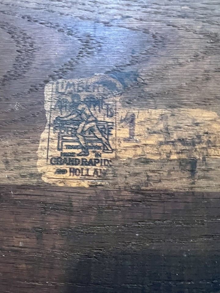 Charles P. Limbert - Cutout Oval Oak Table, Model 146 - N.E. Delivery ...