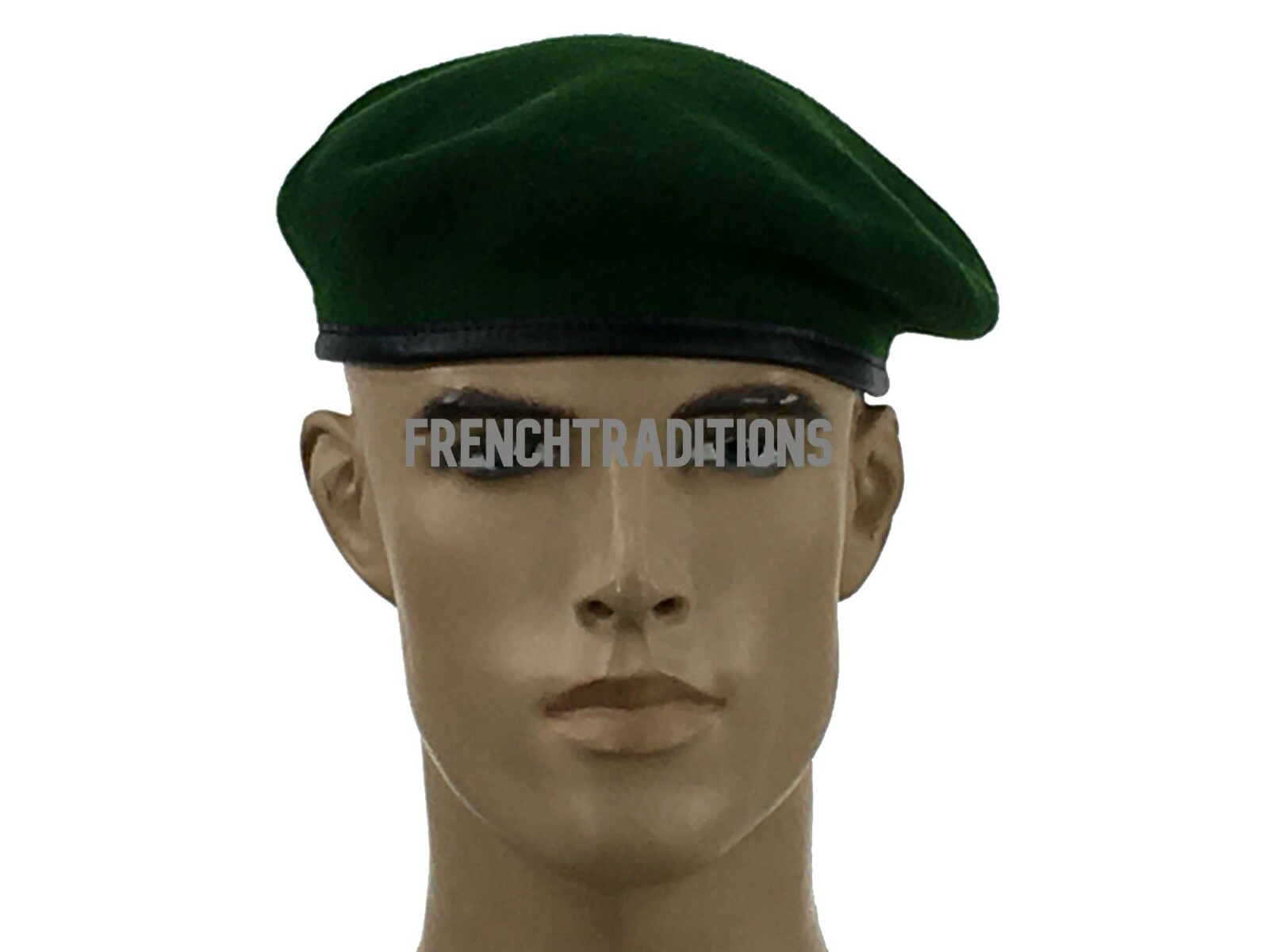 Laulhere French 100 % Wool Beret Army Commando Green 7 3/8 (8-59) Made In France | eBay