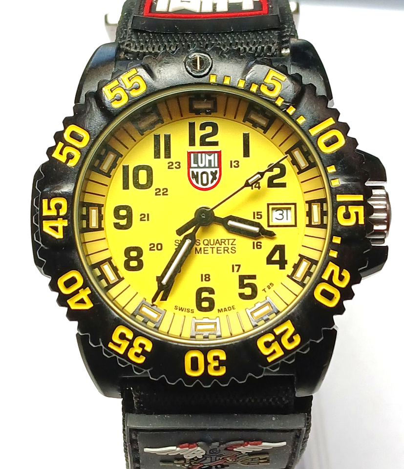 Luminox Series 3050/3950 Men's Quartz Watch Yellow & Black Swiss Made ...