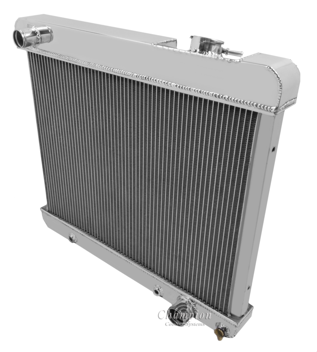 1963 1964 1965 1966 Chevy Truck C10 C20 C30 3 Row WR Radiator + 16" Fan ...