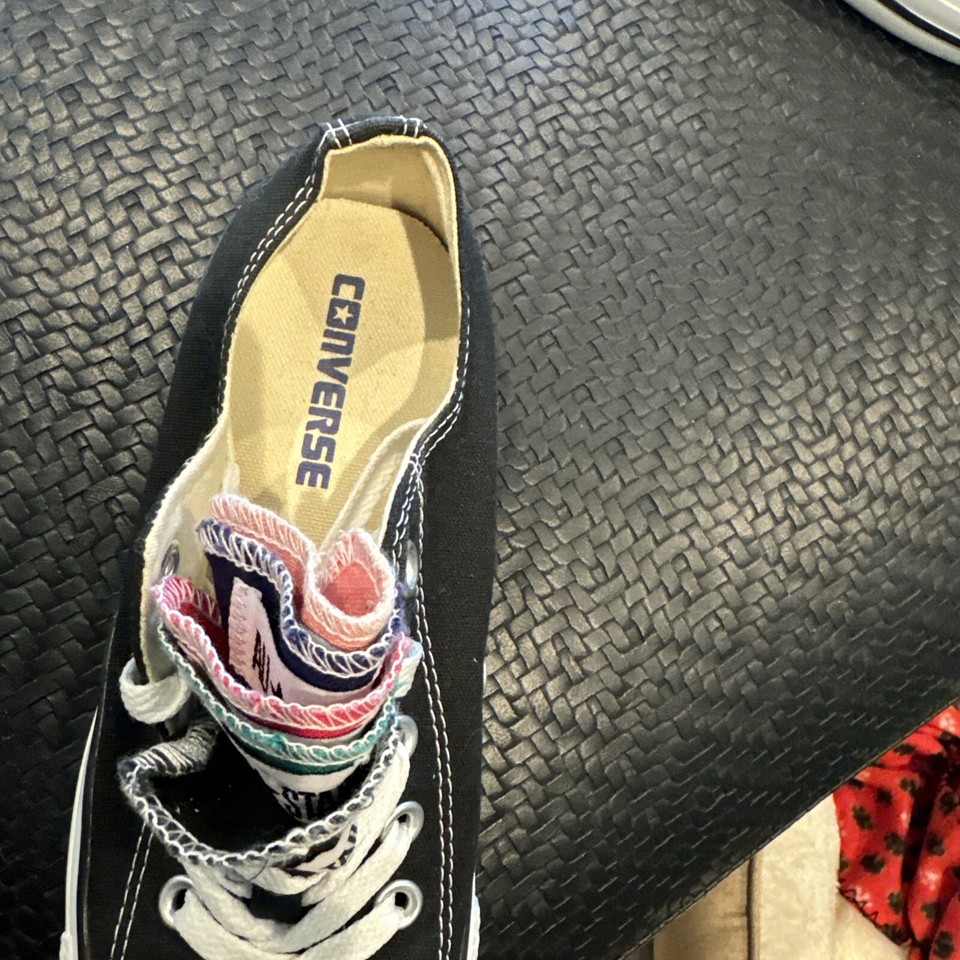 Converse All Star M88 Chuck Taylor Black & White Multi Color Tongue Men ...