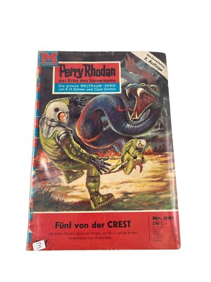 Perry Rhodan Fünf von der CREST #241 Voltz 1970 Heft Zur freundlichen ...