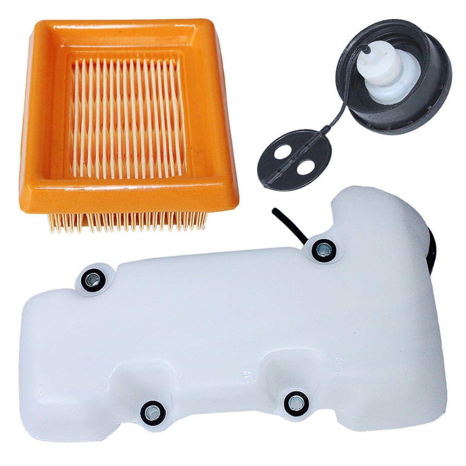 Fuel Tank Assembly For Stihl FS120 FS200 FS250 Trimmer Air Filter Fuel ...
