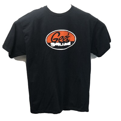 Best Buy Geek Squad XL Tee Shirt Black | eBay