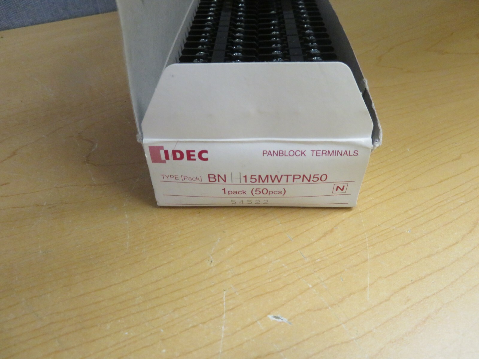 Lot of 50 IDEC BNH15MWTPN50 Terminal Blocks 600V 15A (16404) | eBay