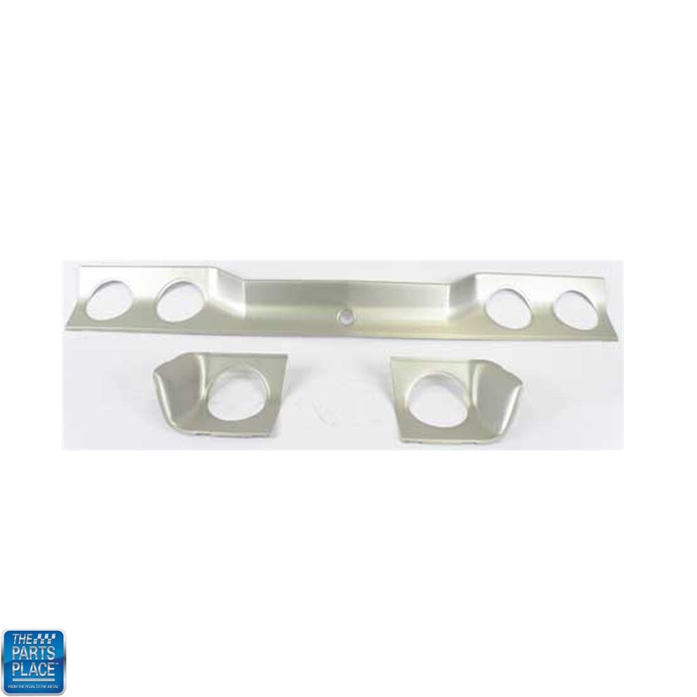 1963 Impala Rear Body Panel Insert Molding Moulding Set Center & Cover ...