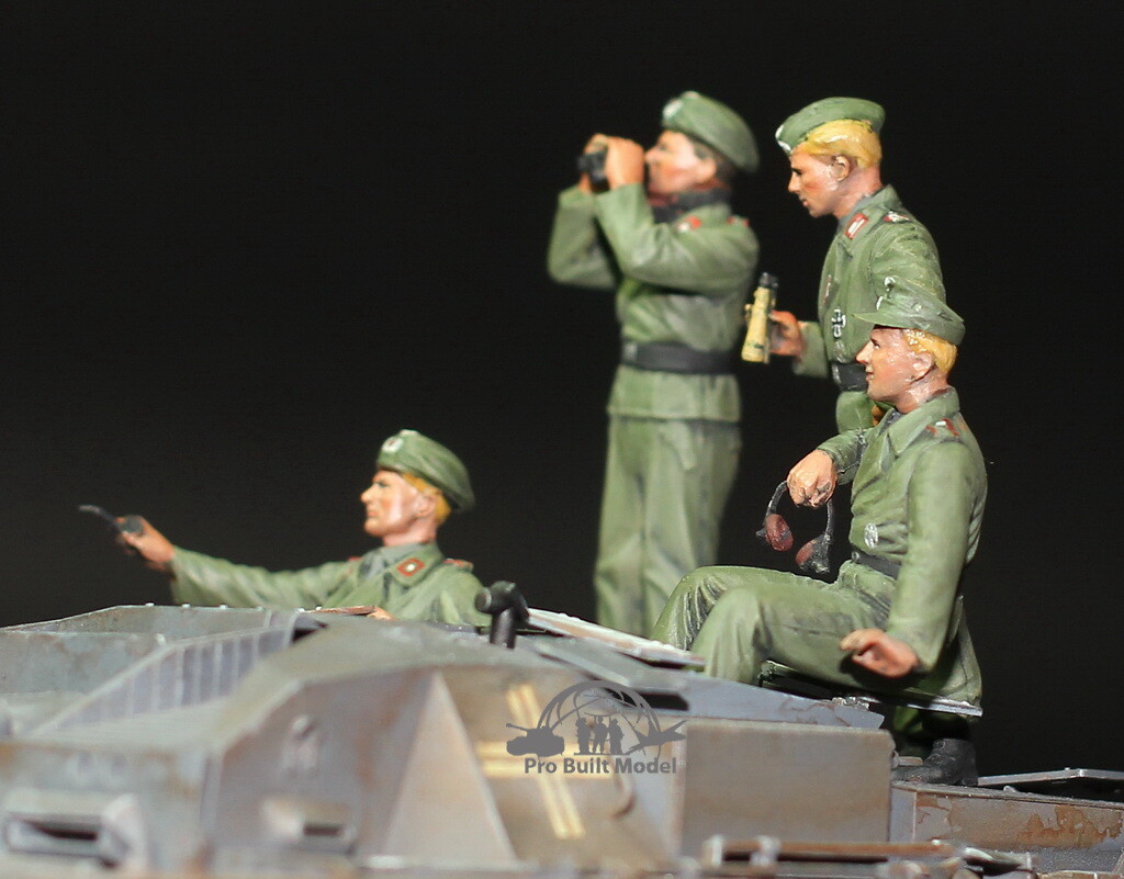 PreSale German Sturmartillerie Crews WWII 1:35 Pro Built Model | eBay
