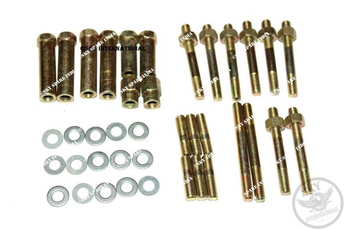 Rocker Box Stud & Nut Kit Compatible With Royal Enfield Bullet 350 ...