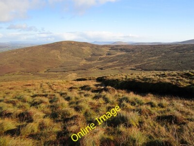 Photo 6x4 Sperrin moorland Cranagh Rough grazing and blanket bog on the ...