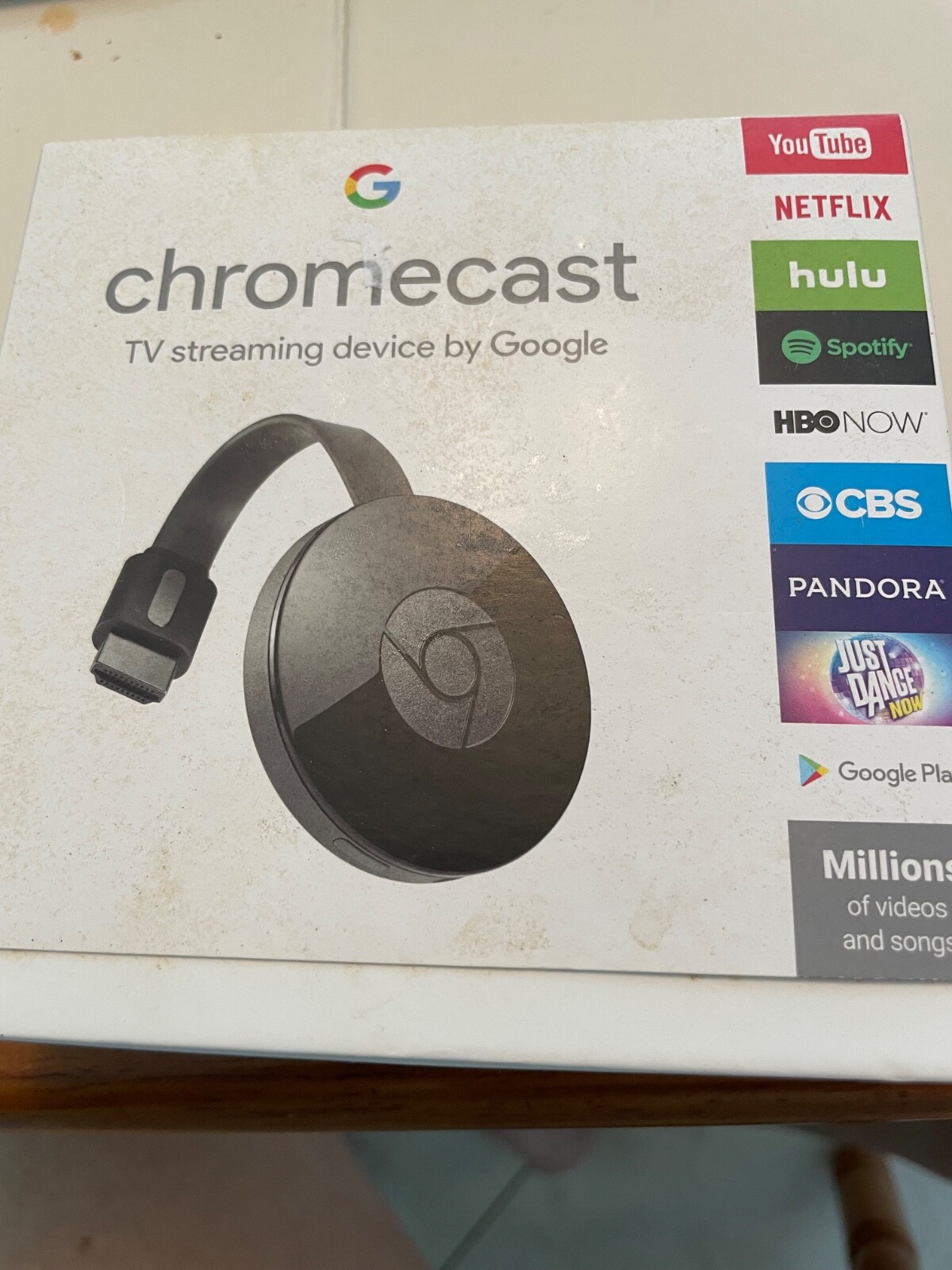 NEW Chromecast 2nd Generation HDMI Media Video Digital Streamer Dongle ...