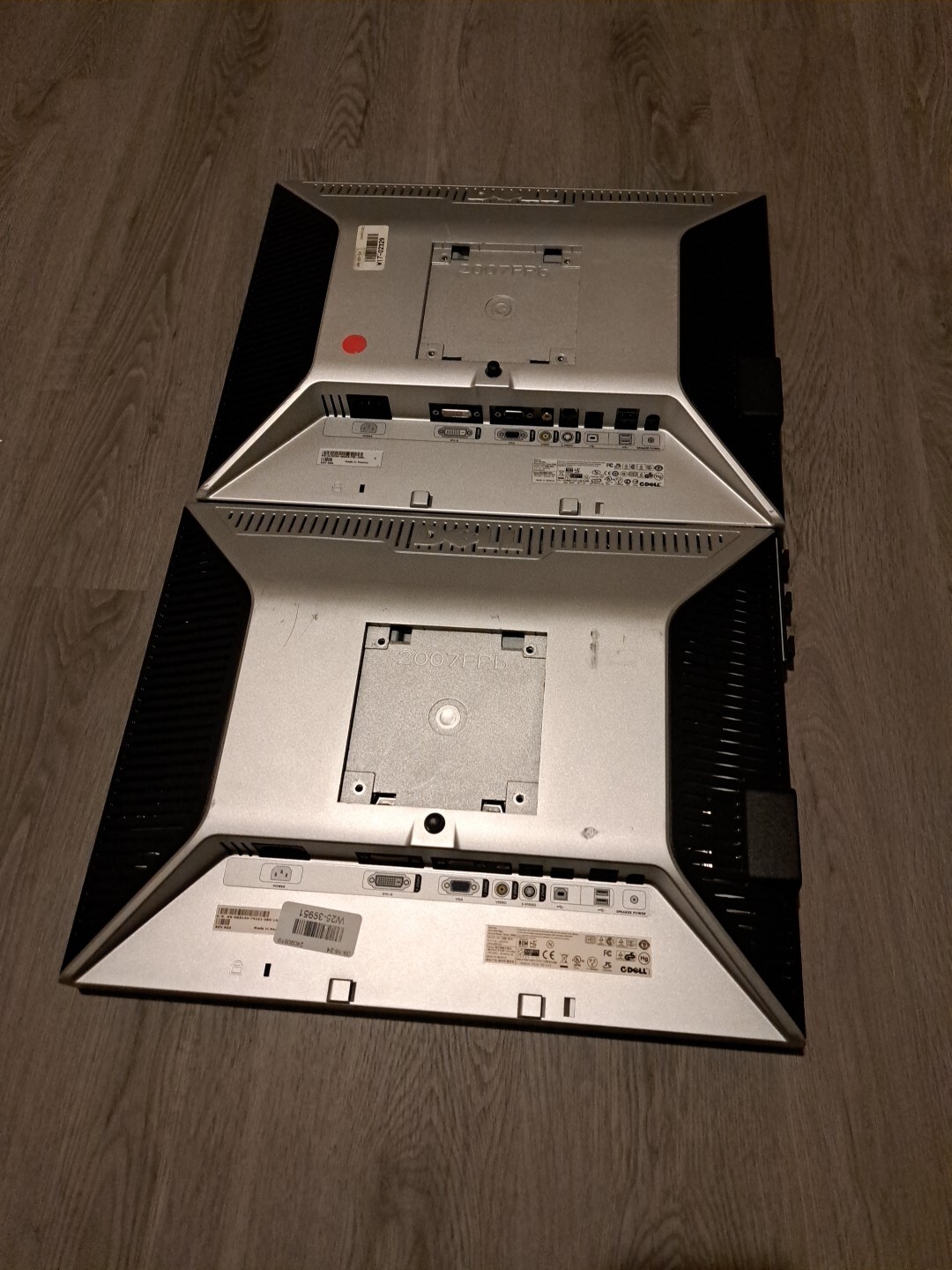 Lot Of 2 Dell 2007FPB 20" LCD Gaming Monitor 1600x1200 DVI Parts Only ...