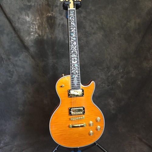 Yellow LP Electric Guitar Gold Hardware Black Rosewood Fretboard ...