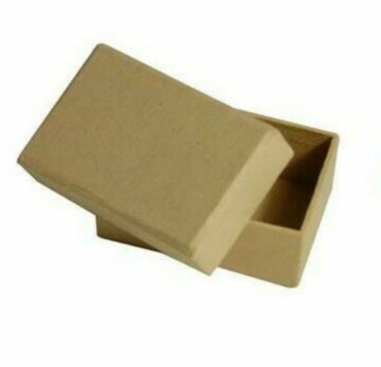 6 x Bridal Rectangle Round Shaped Brown Paper Gift Favour Boxes Wedding ...