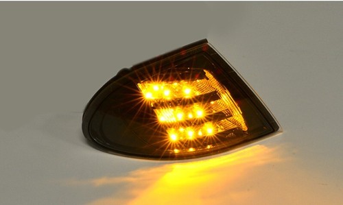 Black LED Corner Indicator for BMW E46 Sedan 98-01 318i 320i 323i 325i ...