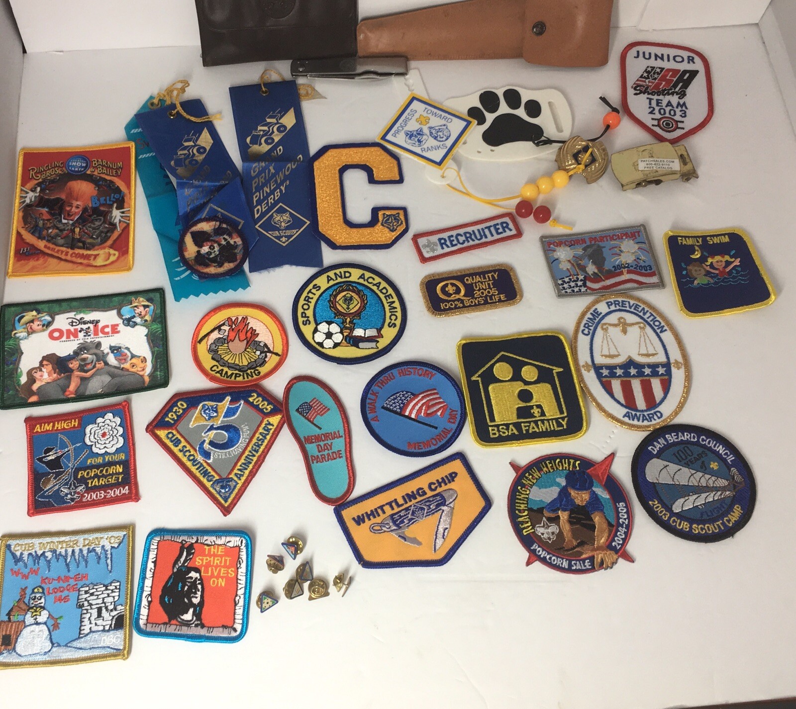 BSA Boy Cub Scouts Of America Handkerchief Bolo Patch Pin Knife Mess ...