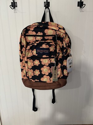 JanSport Cool Student 17.5" Backpack - Flower Frenzy BRAND NEW WITH ...