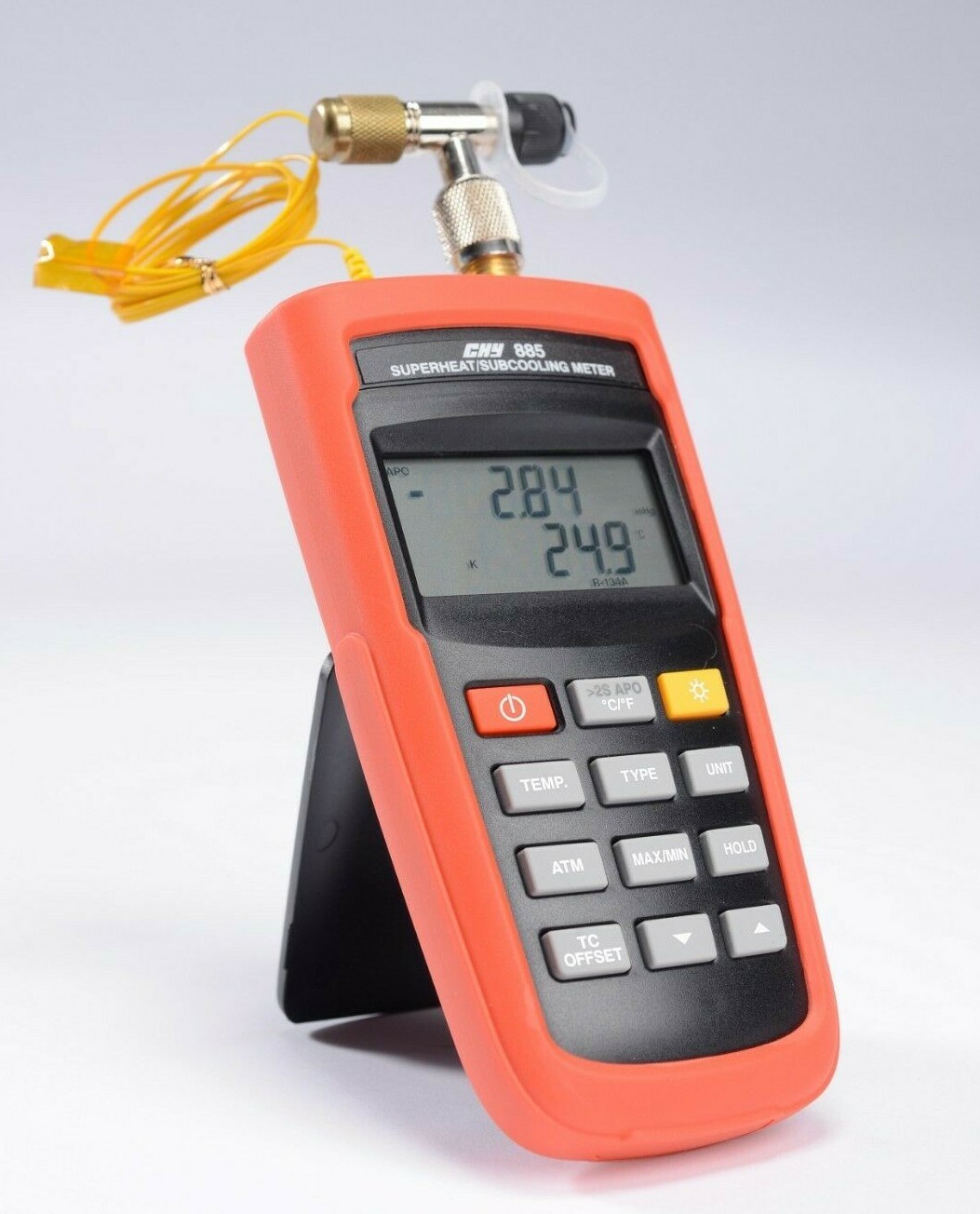 HVAC Superheat Subcooling Thermometer Gauge Meter A/C Refrigeration AUS ...