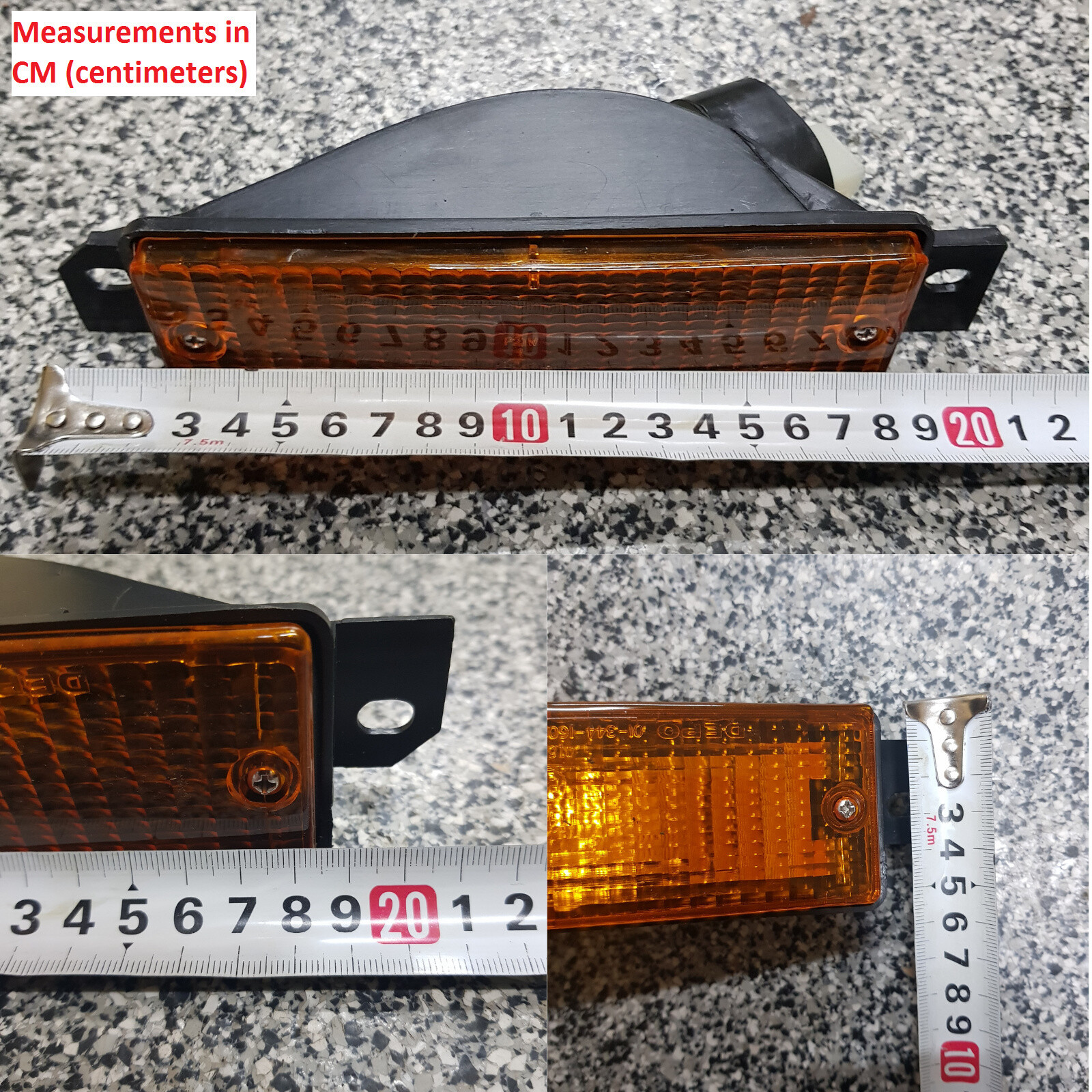 BMW E30 Turn Signal Indicators Light Front Bumper Corner Parking Lights ...