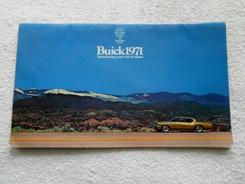 1971 BUICK PRESTIGE BROCHURE RIVIERA GS ELECTRA LeSABRE | eBay
