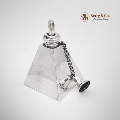 Cigar Lamp Lighter Pyramid Form Sterling Silver 1910 | eBay