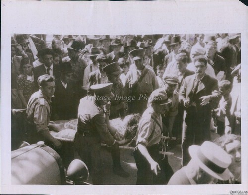 1939 Fascist Legionnaires Aid Earthquake Victims In Chile Disaster 7X9 ...