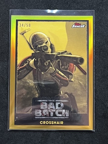 2022 Topps Finest Star Wars Crosshair #BB-4 Gold Refractor /50 Bad ...