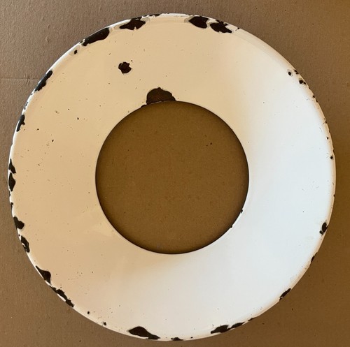 VINTAGE WHITE RAILROAD LANTERN LIGHT SURROUND REFLECTOR | eBay