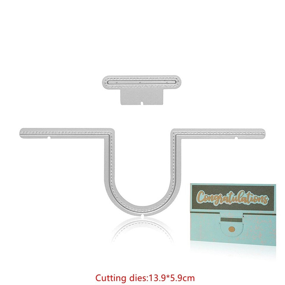 Fold Frame Metal Cutting Dies Stencils For DIY Scrapbooking Craft Card ...